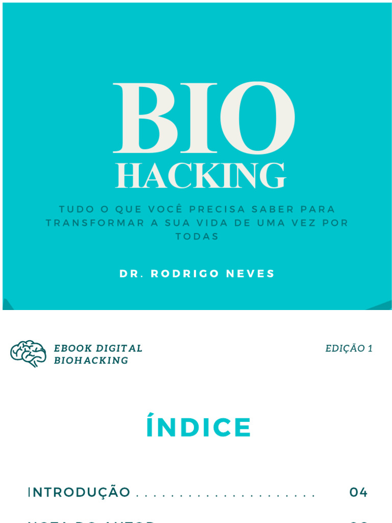 Biohacking - Dr. Rodrigo Neves | PDF
