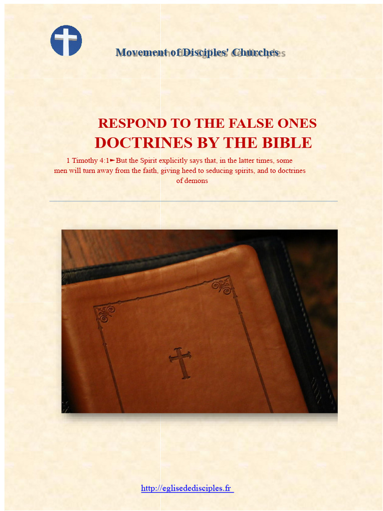 Disciples' Churches: Countering False Doctrines | PDF | Jesus ...