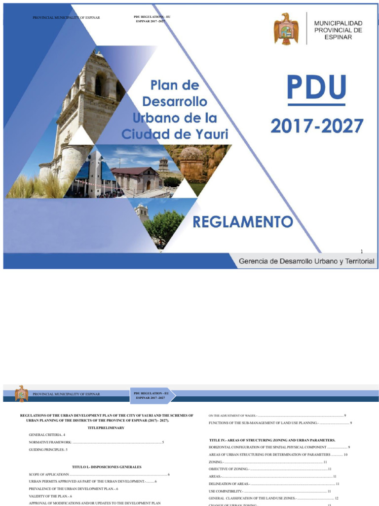 Pdu Regulations | PDF | Zoning | Disaster Risk Reduction