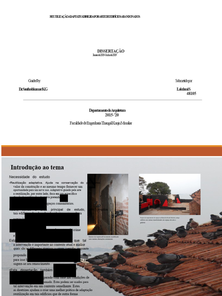 ppt de reutilização adaptativa orientada por arte | PDF | Cidade | Parques