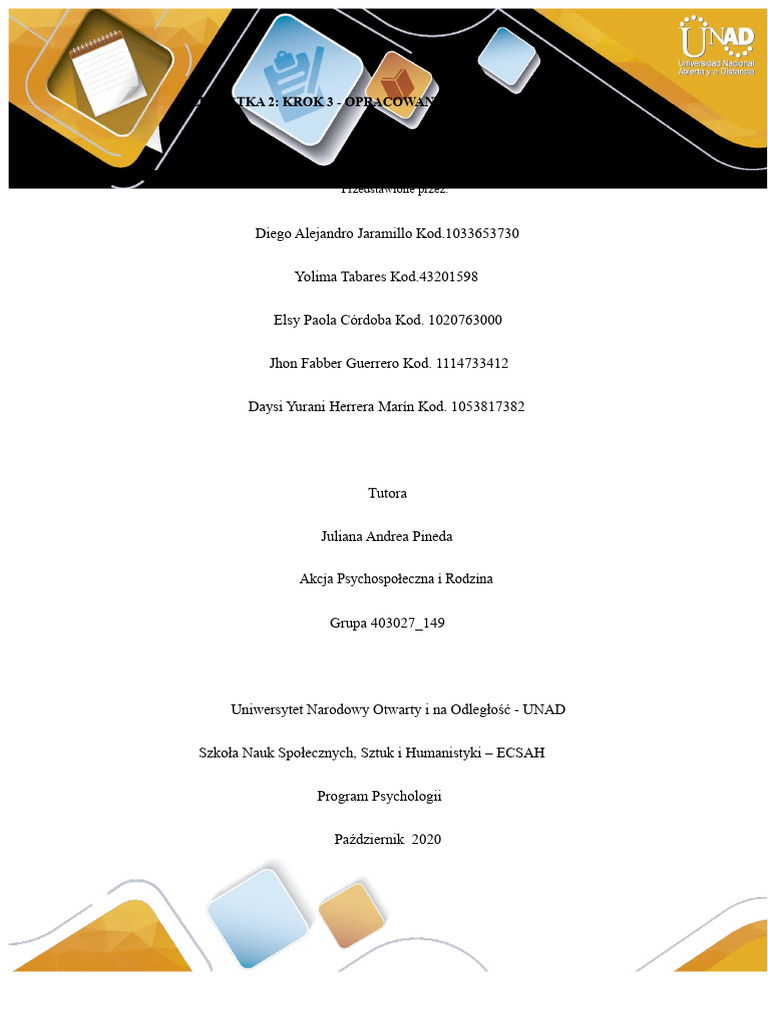 Jednostka 2 Krok 3 - Opracowanie propozycji działań (1)..docx | PDF