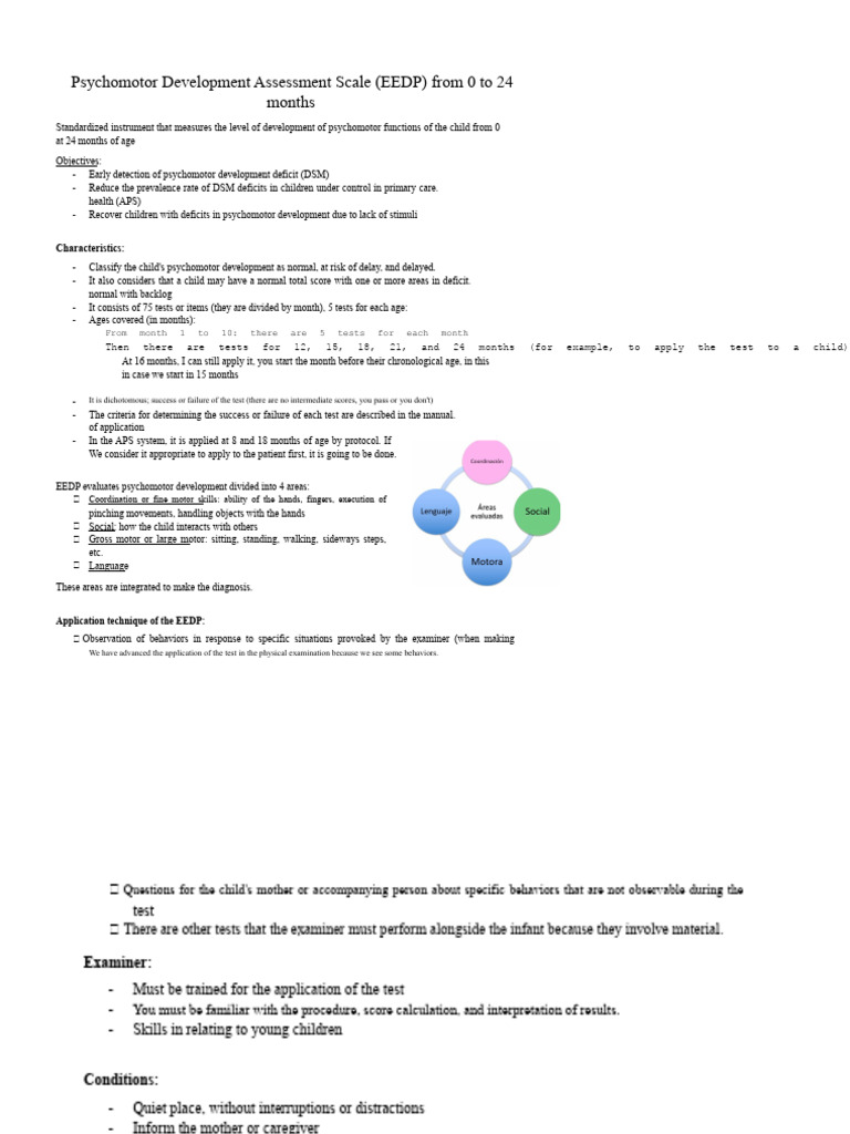 Psychomotor Development Scale for Infants | PDF | Cognition | Psychology