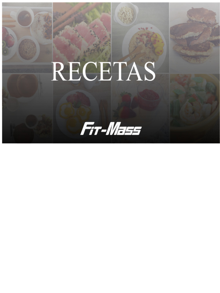 Recetas Fit-Mass: Desayunos y Platos Saludables | PDF | ensalada | Curry