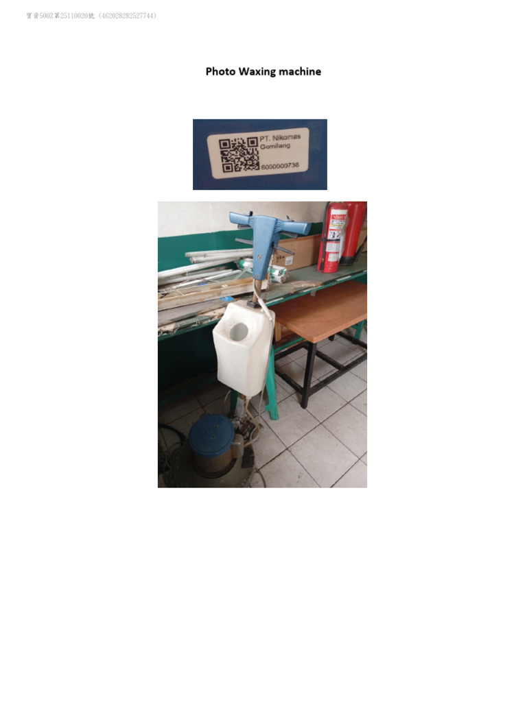 Photo - Waxing Machine (SUMUSUL ULUM) | PDF