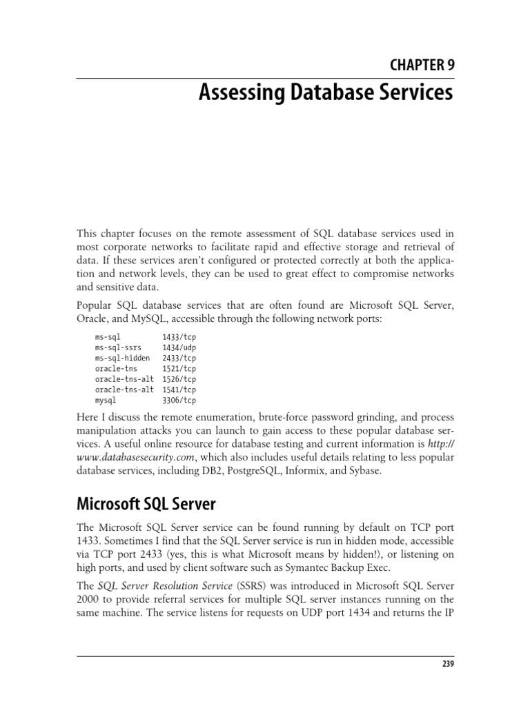SQL Database Services Assessment Guide | PDF | Microsoft Sql Server ...