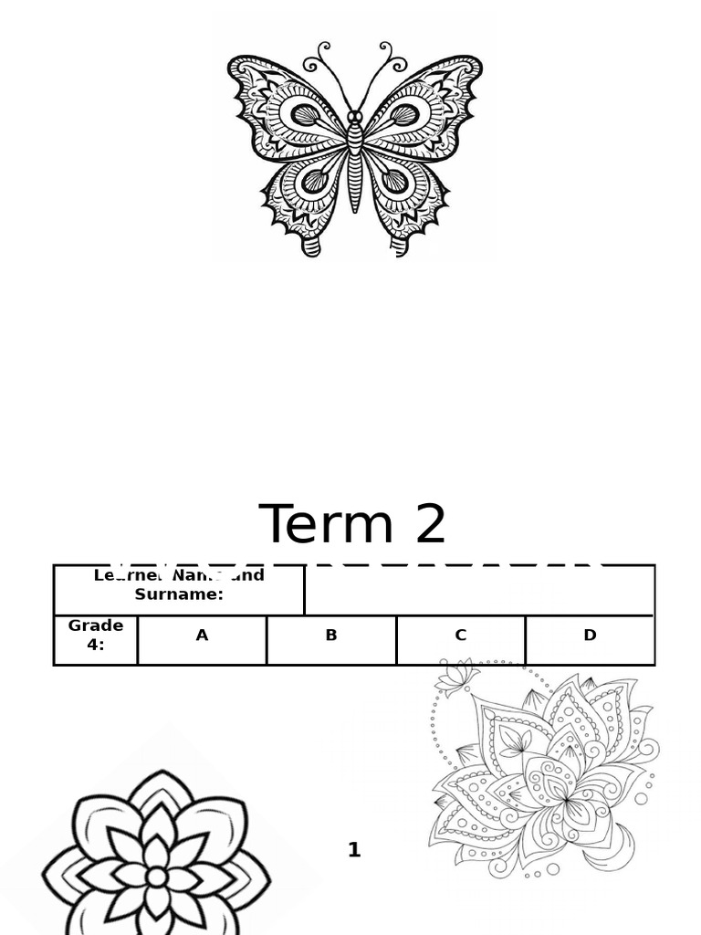 Creative Arts Workbook: Grade 4 Term 2 | PDF | Drawing | Rhythm