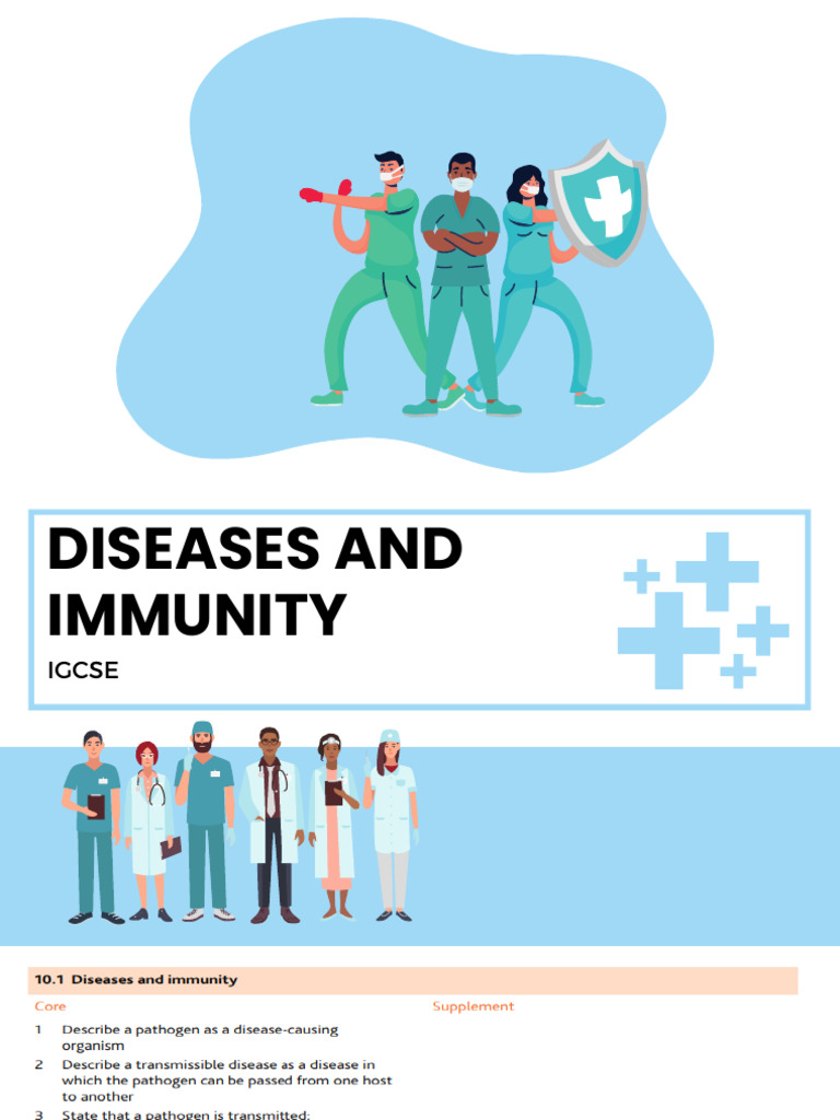 Diseases, Pathogens, and Immunity Explained | PDF | Immune System ...