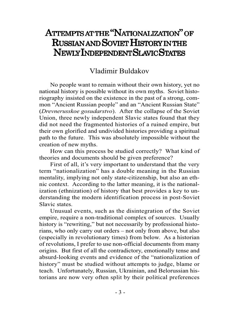 Buldakov Large | PDF | Ukraine | Nationalism