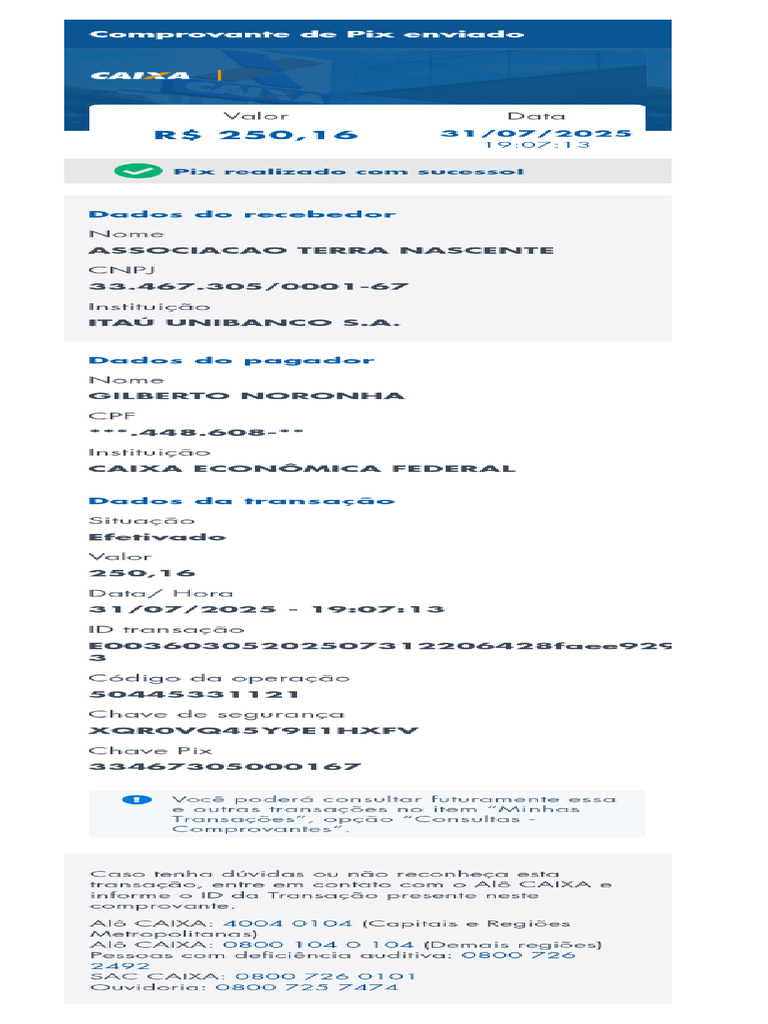 Comprovante2025 07 31 - 190919 | PDF