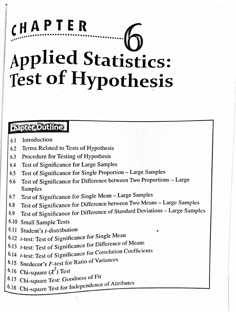 Applied Statistics | PDF