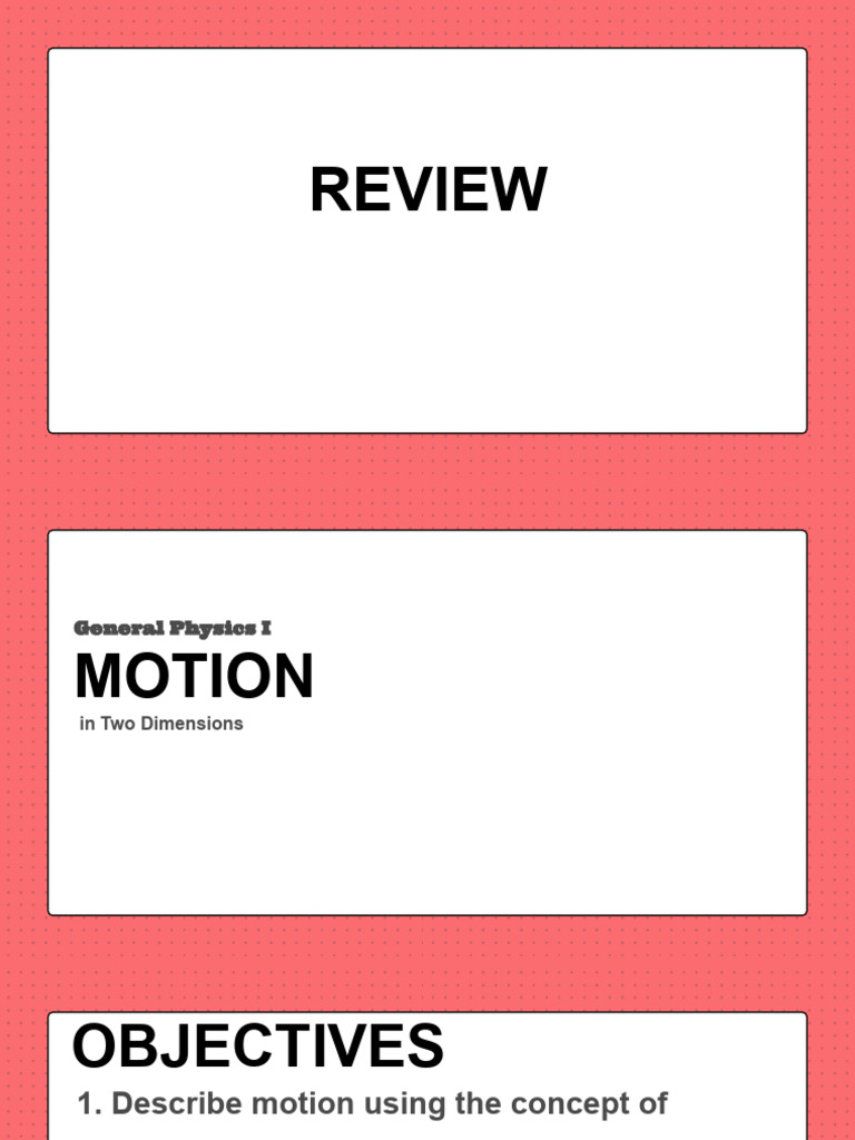 Motion in 2 Dimensions | PDF | Mechanical Engineering | Applied And ...