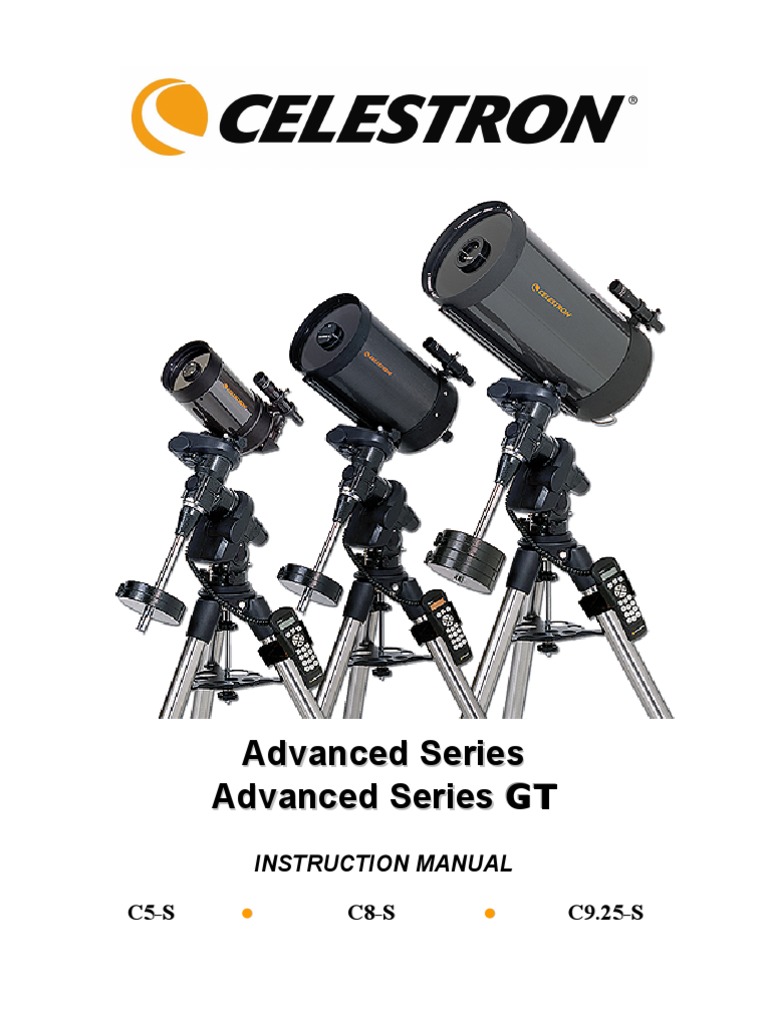 Celestron 8 | PDF | Tripod (Photography) | Optical Devices