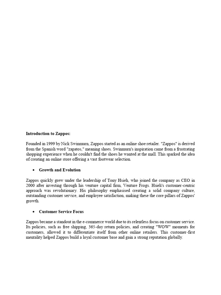 Zappos' Unique Recruitment Strategies | PDF | Recruitment | Zappos