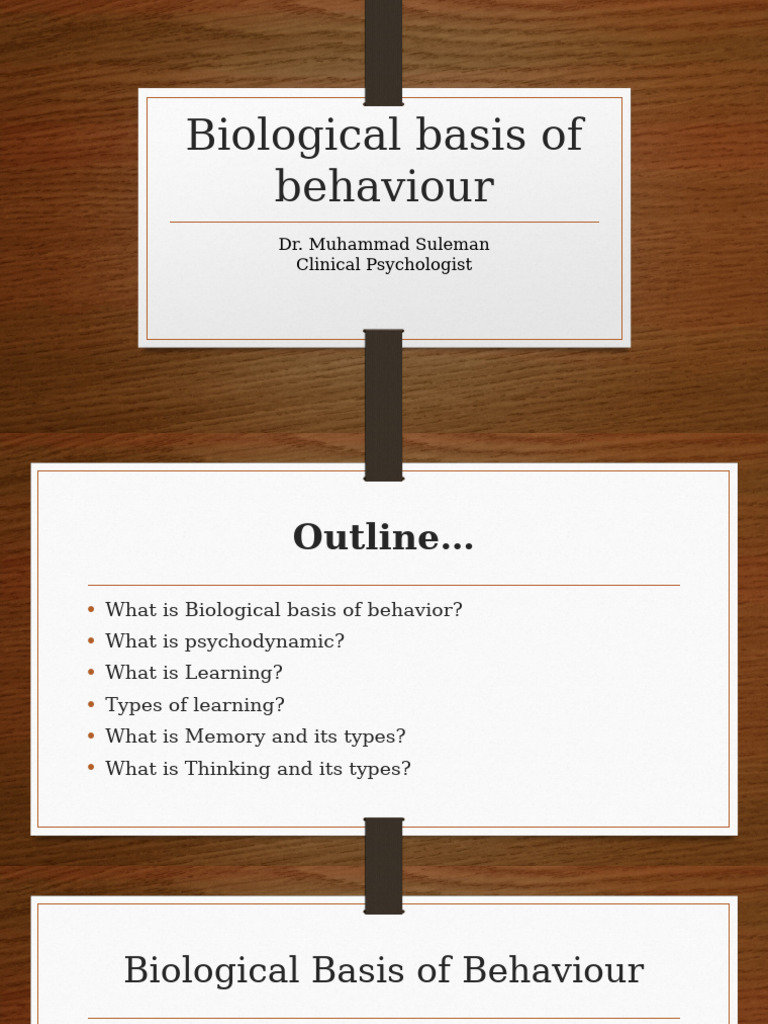 Biological Basis of Behaviour | PDF | Psychodynamics | Memory
