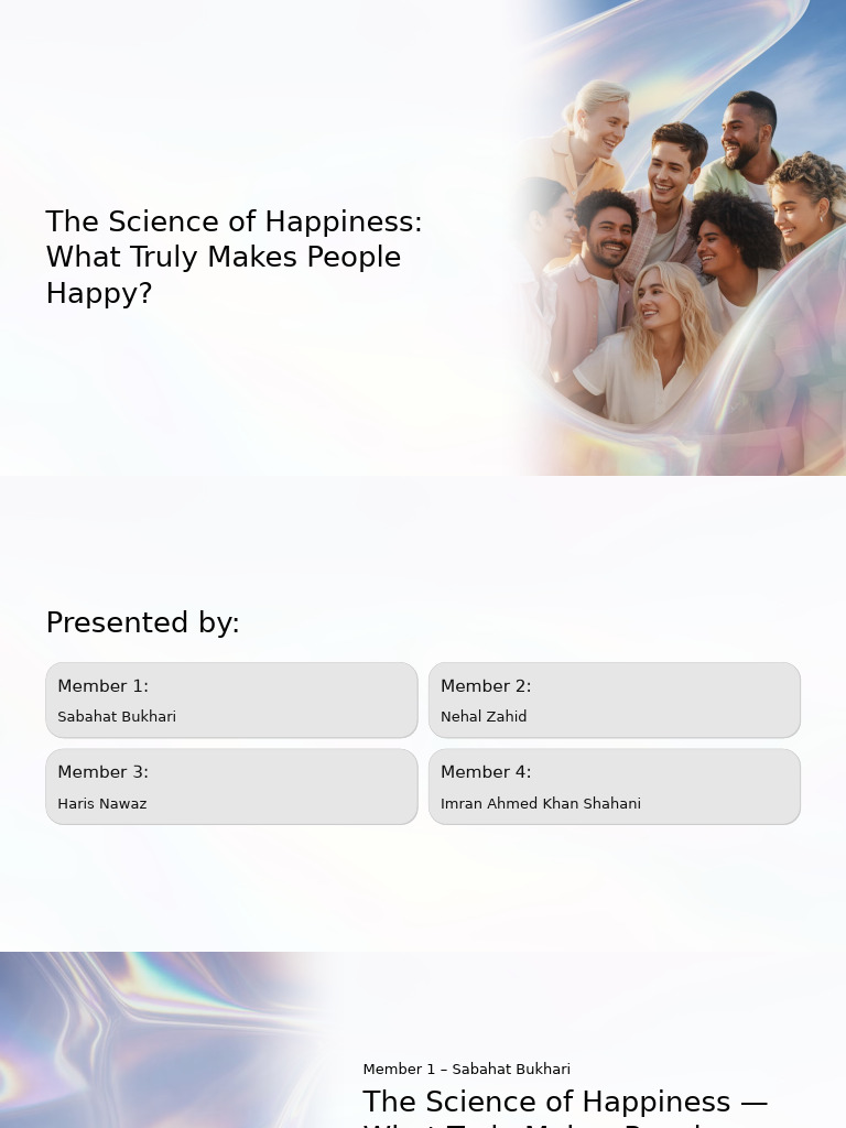 The Science of Happiness What Truly Makes People Happy 3 4 | PDF