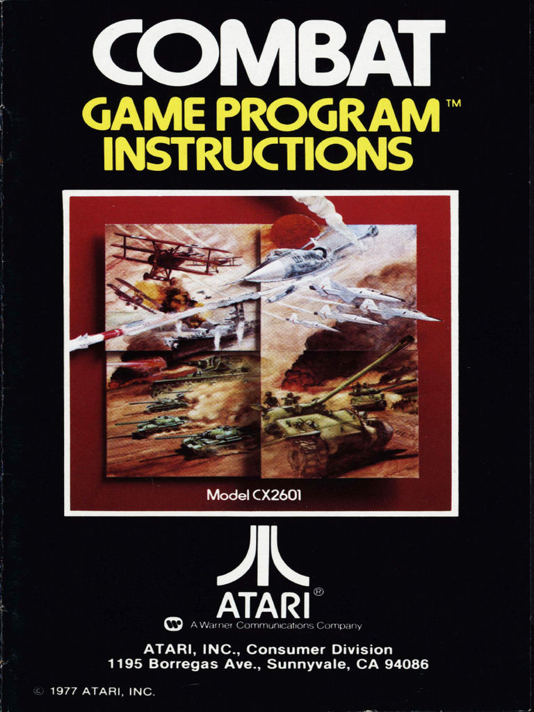 Combat - 1977 - Atari | PDF