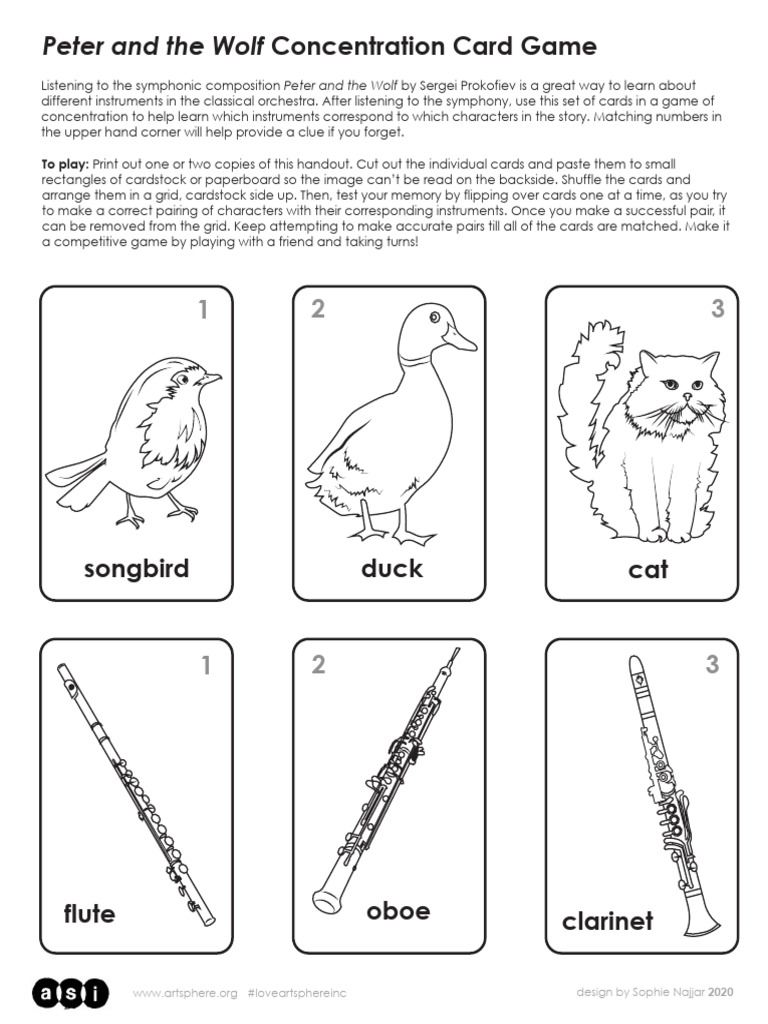 Peter and The Wolf Handout | PDF