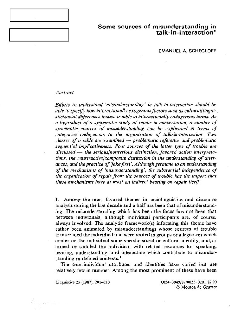 Some Sources Misunderstand | PDF | Jokes | Human Communication