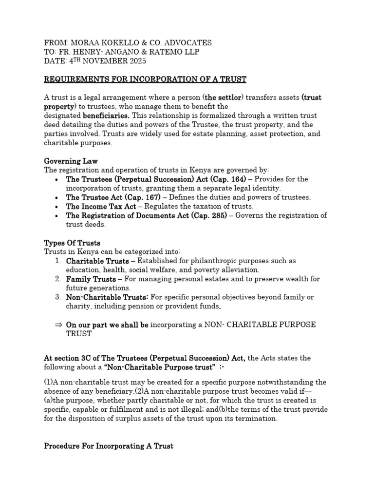 Trust Inc Research | PDF | Charitable Organization | Trustee