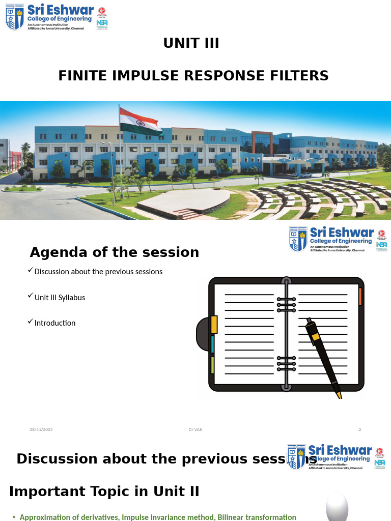 Finite Impulse Response Filters Overview | PDF | Filter (Signal ...
