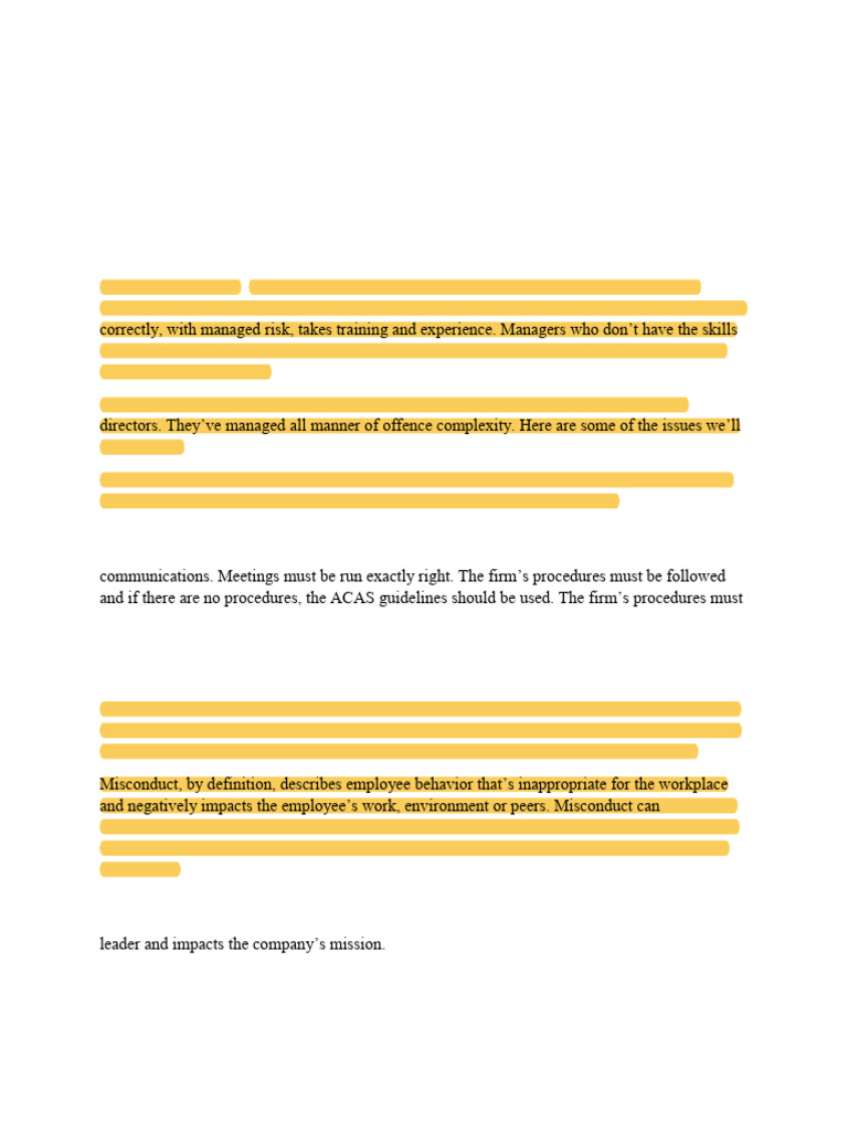 HRM Module II.9 | PDF | Sexual Harassment | Employment