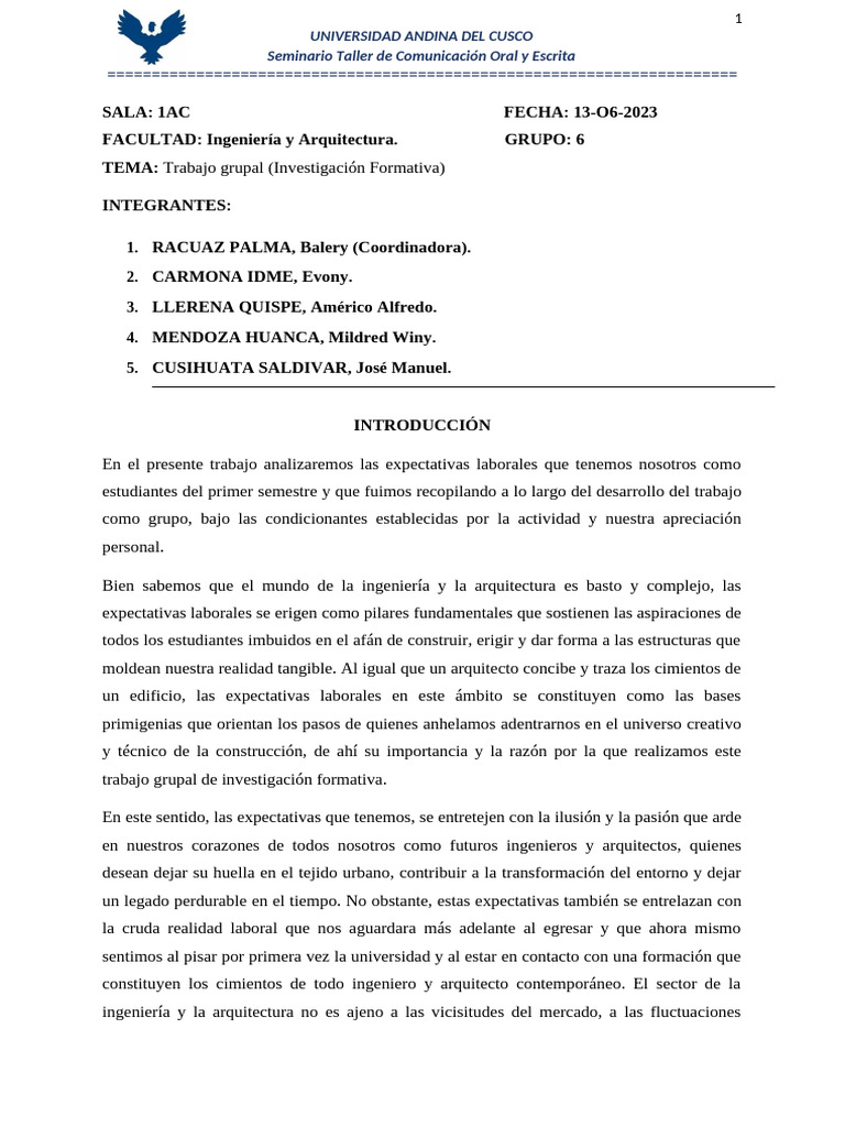 ACTIVIDAD DE INVESTIGACION FORMATIVA 2 | PDF | Ingeniero civil | Ingeniería
