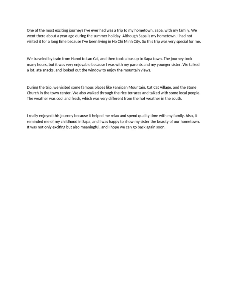 Travel Speaking | PDF