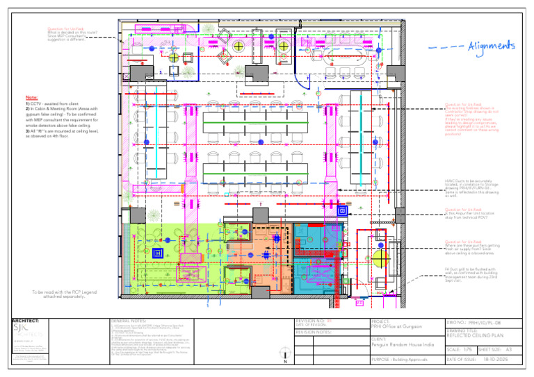 Reflective Ceiling Plan for PRHI Office | PDF | Building Engineering