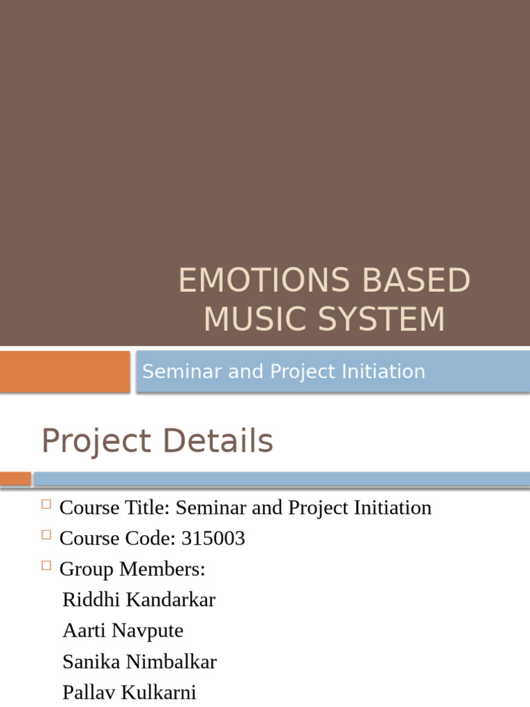 Emotion-Based Music Player System | PDF | Microsoft Windows | Graphical ...