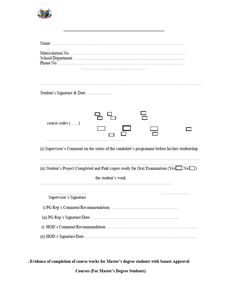 Readmission Requirements for Postgraduate Students | PDF