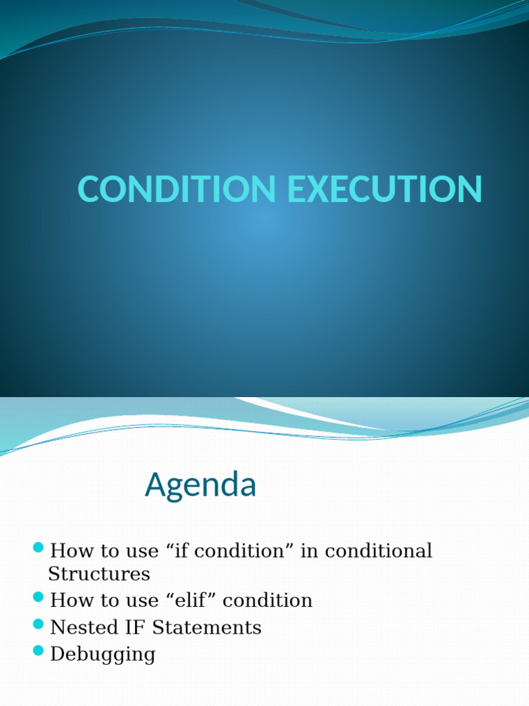 Chapter3 Condition Execution | PDF | Boolean Data Type | Computer ...