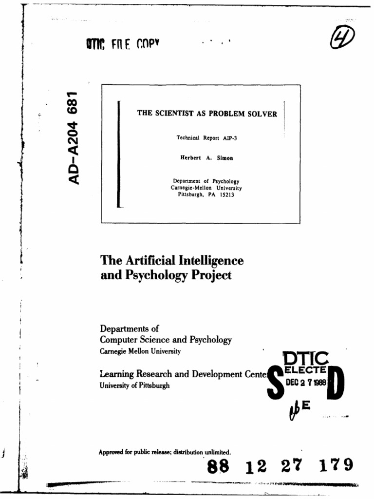 Scientist as Problem Solver Insights | PDF | Thought | Matrix (Mathematics)