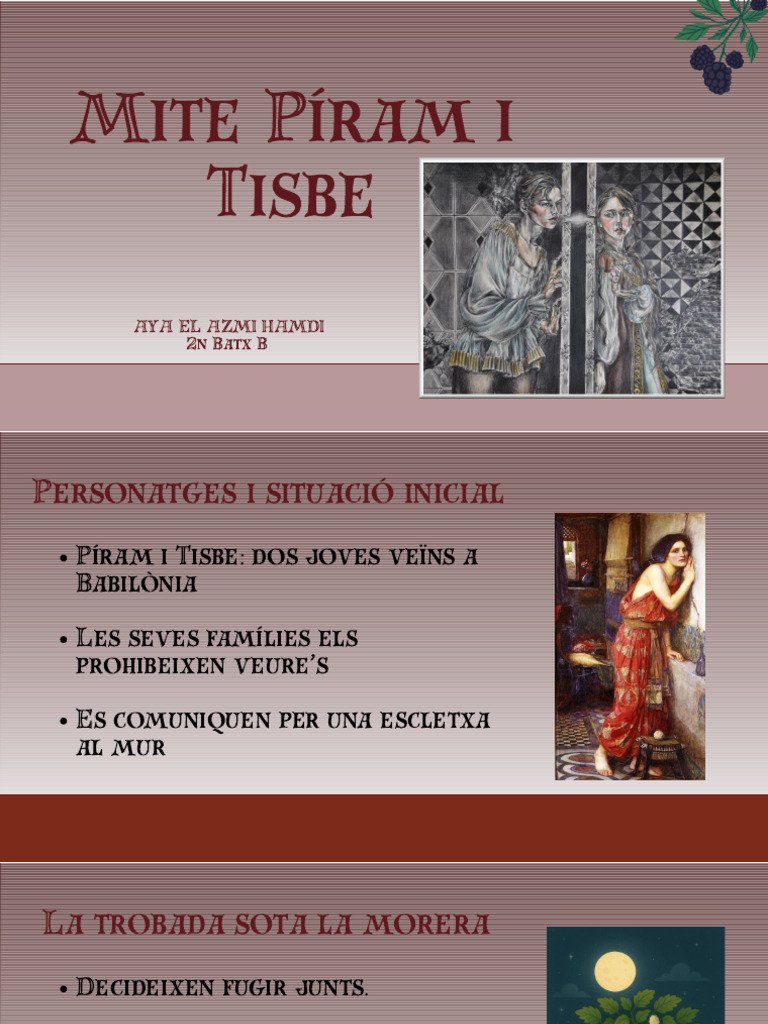 Mite Píram I Tisbe | PDF