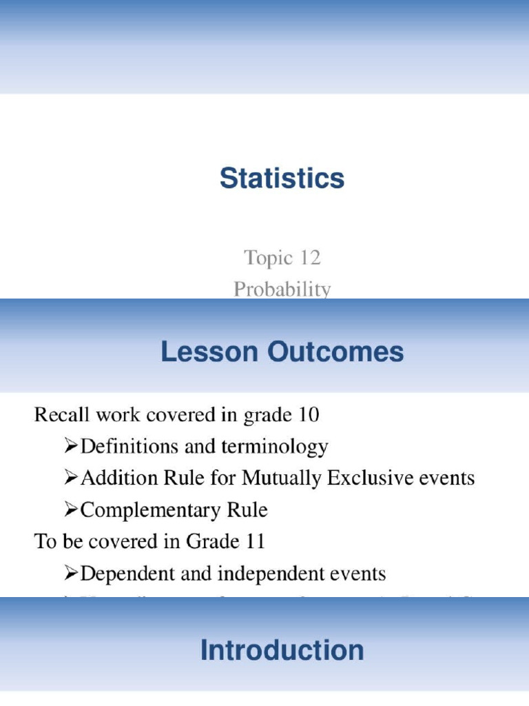 Chapter 13 Probability | PDF