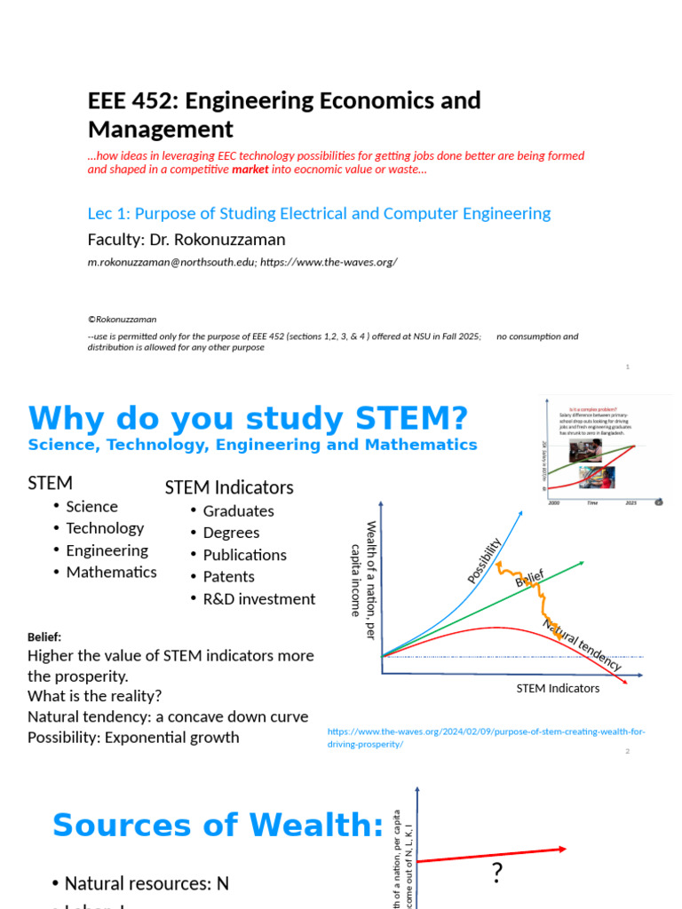 EEE 452 Updated Lec 1 | PDF | Innovation | Capitalism