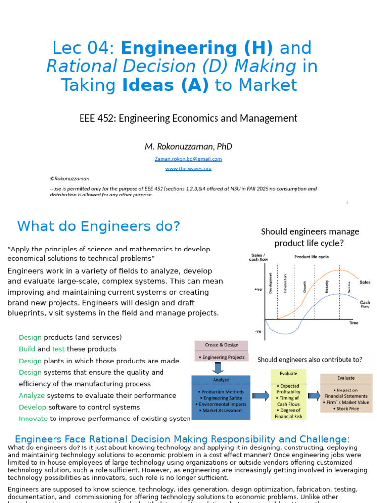 EEE 452 Updated Lec 4 | PDF | Innovation | Externality