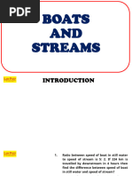 Class 10 Boat and Stream Problems | PDF | Speed | Chess Theory