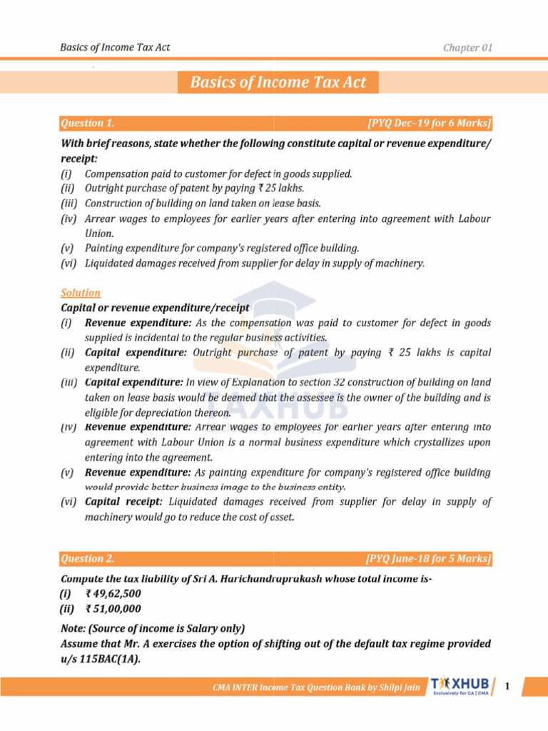 Basics Question Bank | PDF
