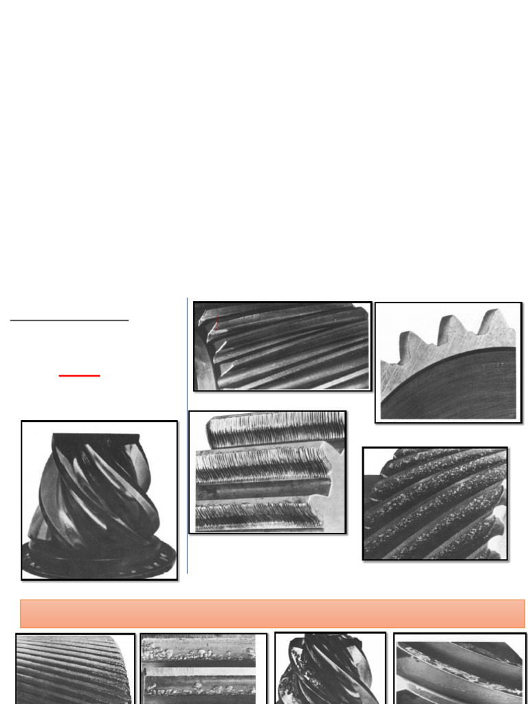 Gear Tooth Failures and Types Explained | PDF | Gear | Strength Of ...