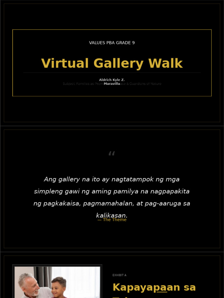 Virtual Gallery Walk - Restored | PDF
