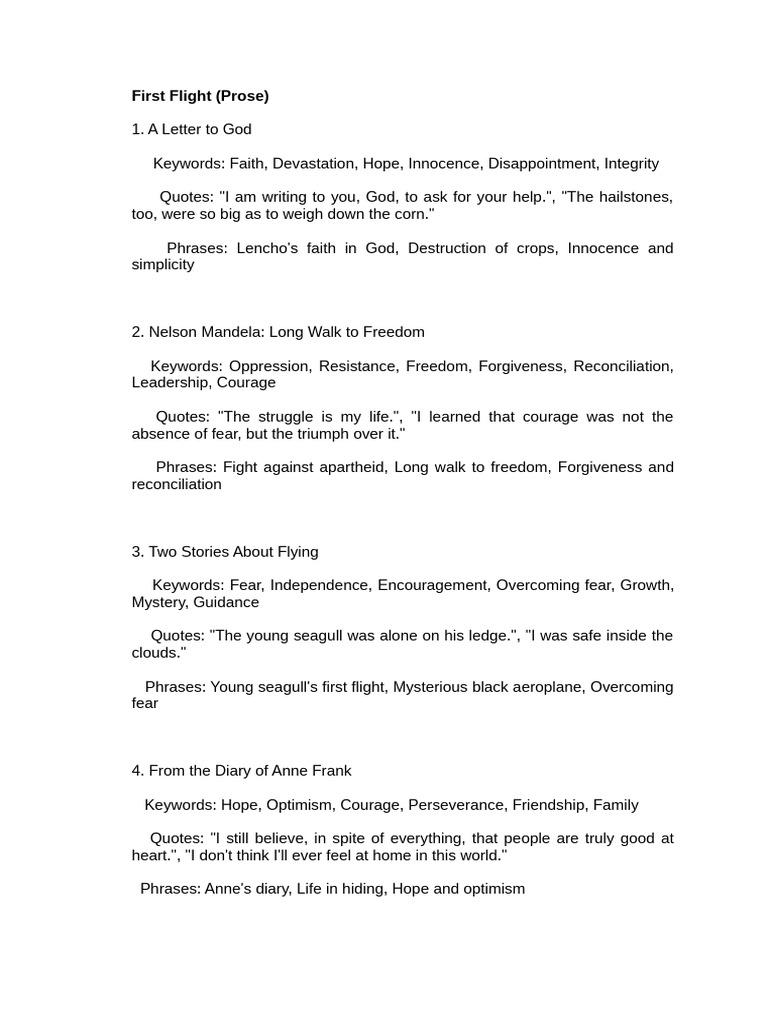 Keywords Quotes and Phrases Grade 10 English | PDF