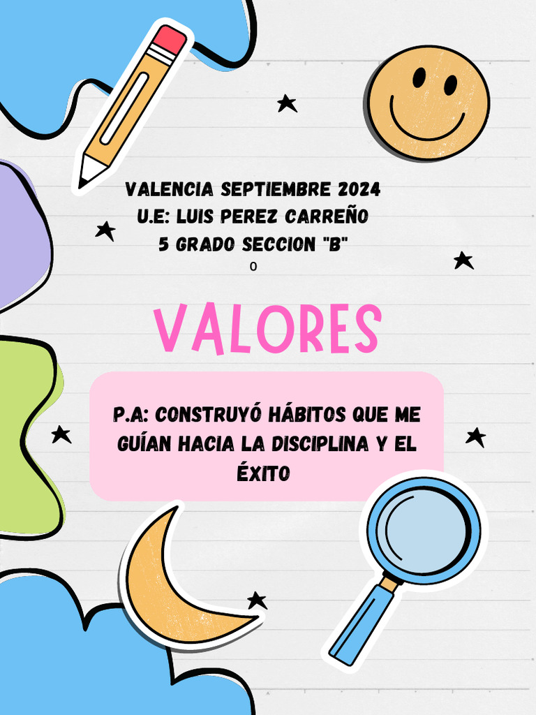 Documento A4 Portada de Proyecto Creativo Colores Pastel | PDF