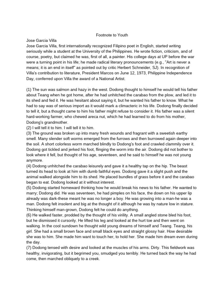 Footnote To Youth and The God Stealer | PDF | Soul