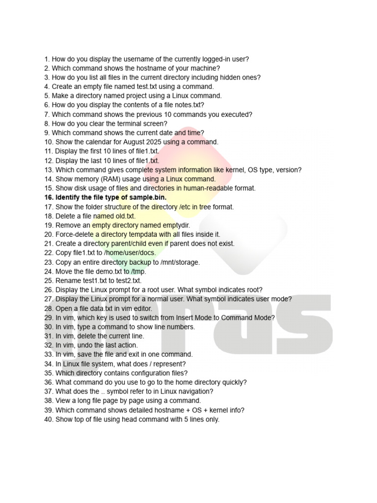 Essential Linux Command Guide | PDF