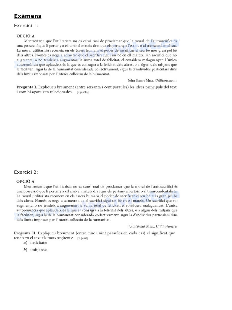 Exàmen Filo | PDF