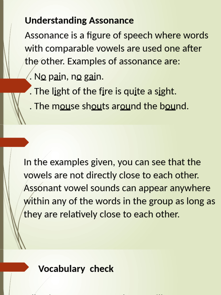 Understanding Assonance | PDF