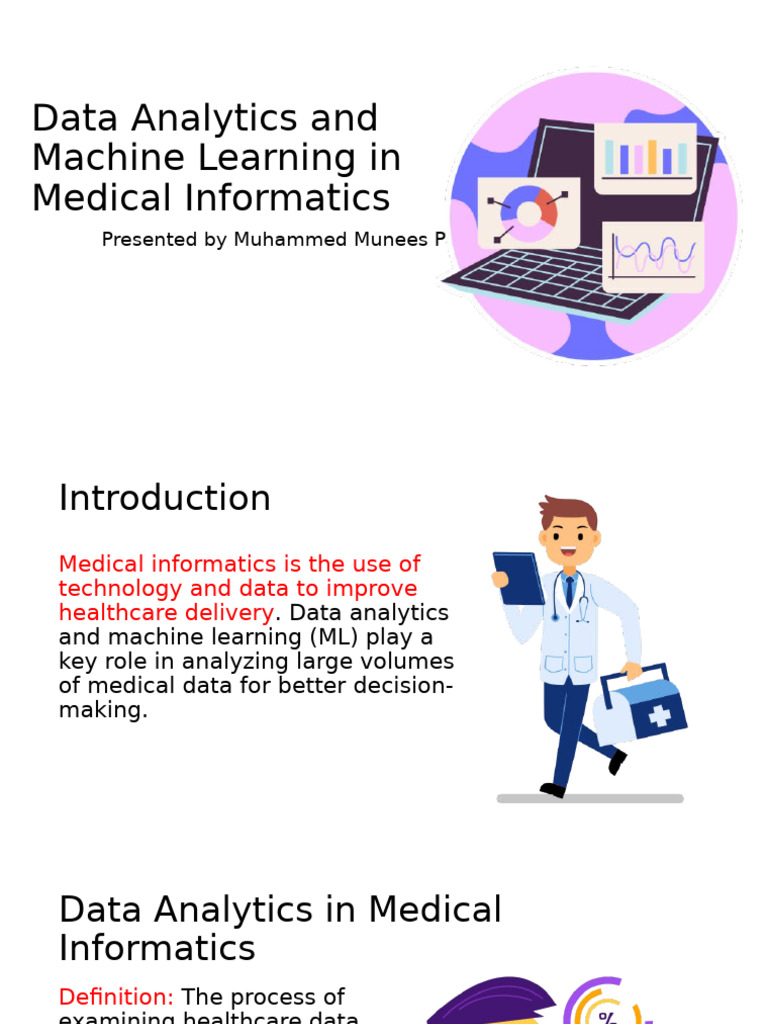 Data Analytics and Machine Learning in Medical Informatics | PDF