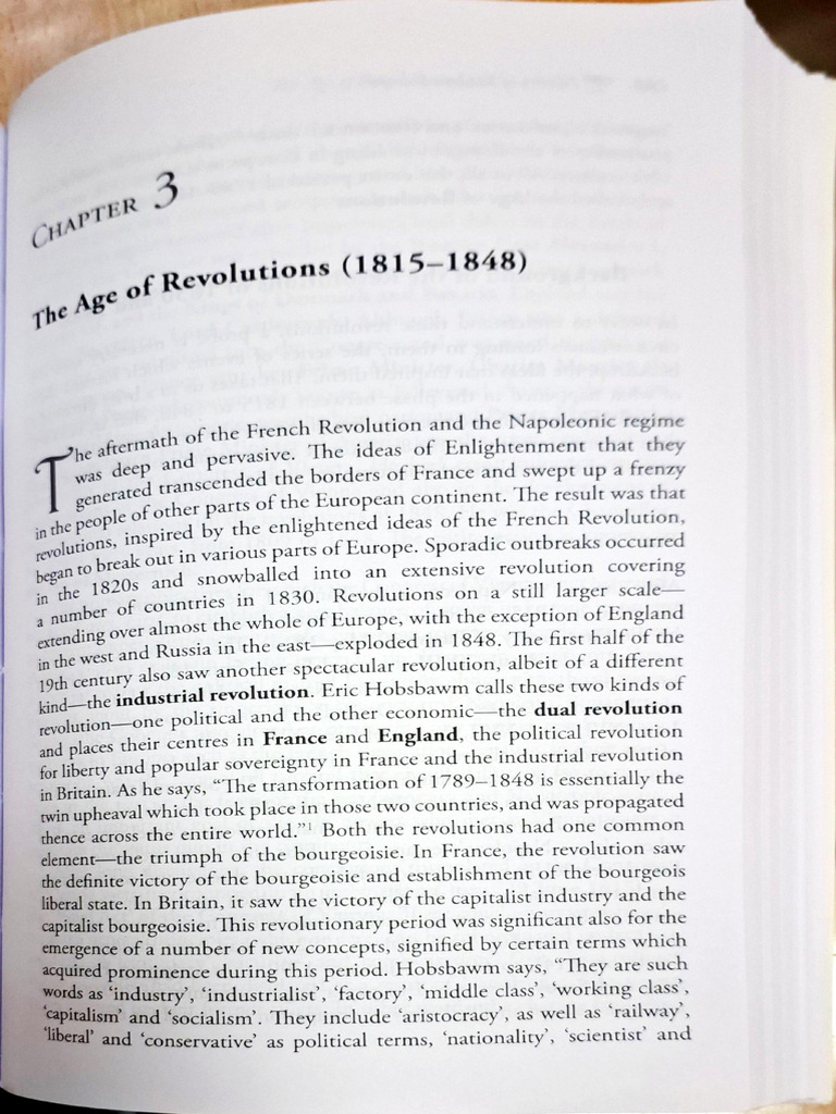 The Age of Revolution (1815-1848) | PDF