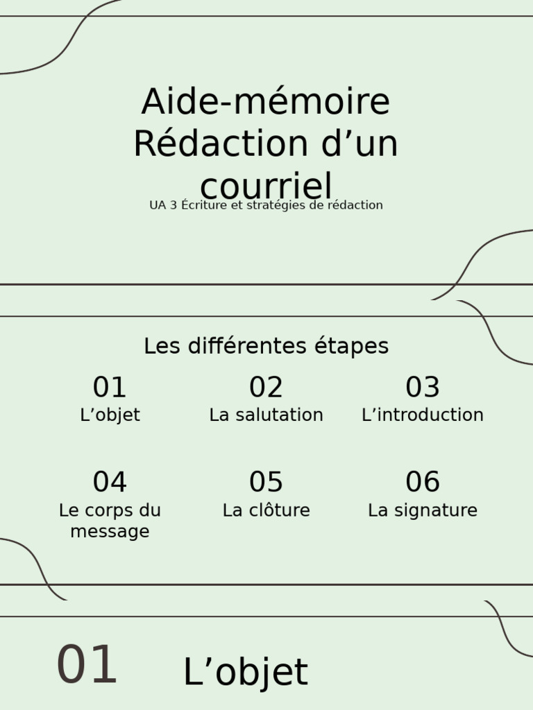 Guide de rédaction d'un courriel efficace | PDF
