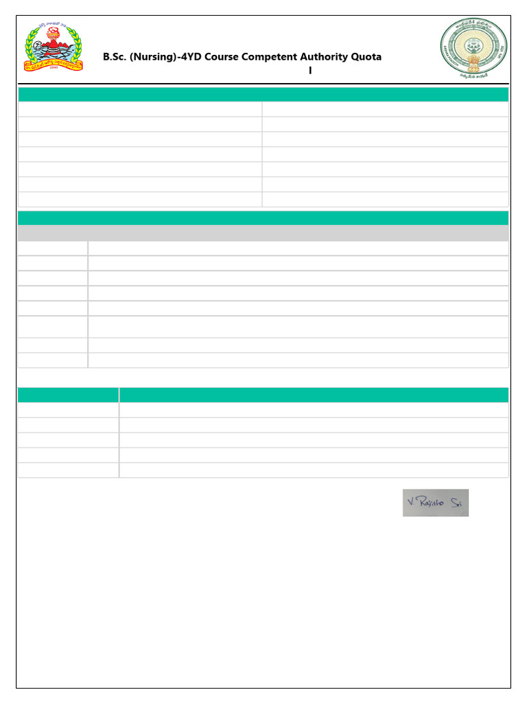 Nursing College Web Options 2025-26 | PDF